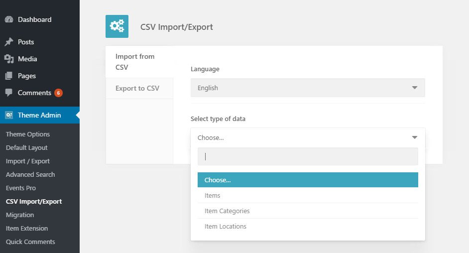 CSV Import / Export WordPress Plugin • AitThemes CSV Import / Export WordPress Plugin • AitThemes
