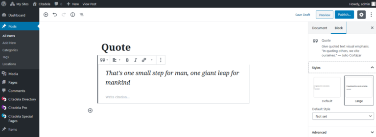 Highlighting content in WordPress: Blockquote vs. Pullquote • AitThemes