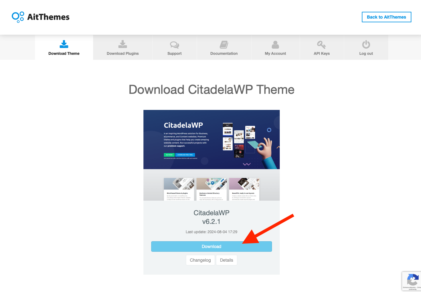 How to install CitadelaWP • AitThemes